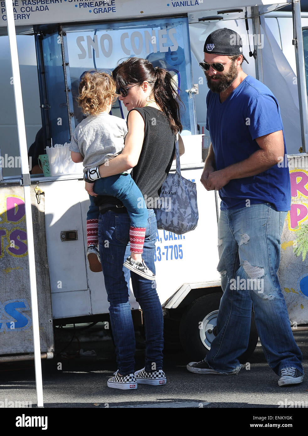 Selma Blair and Jason Bleick take their son, Arthur for a fun day out ...