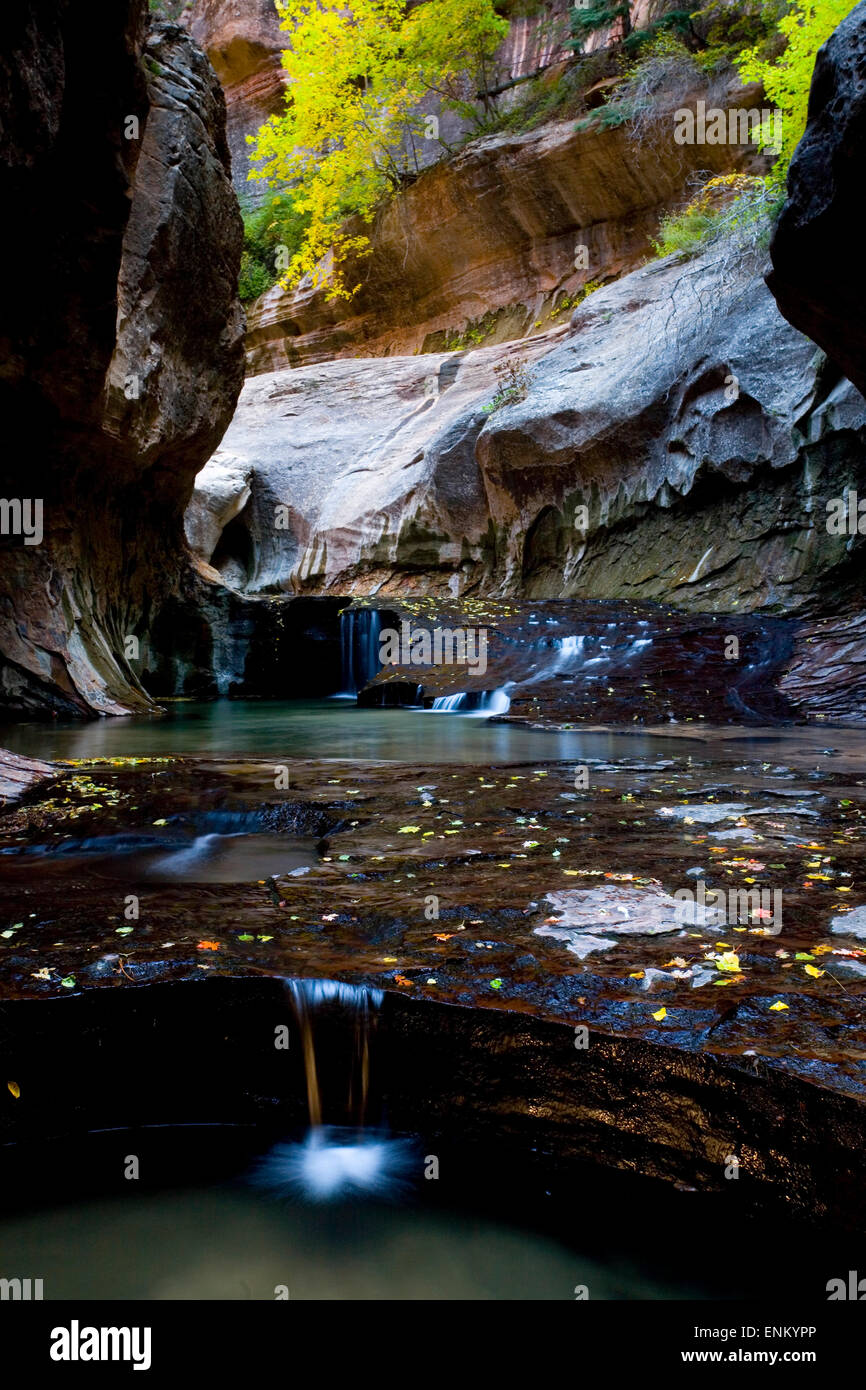 The subway in utah zion national park hi-res stock photography and ...
