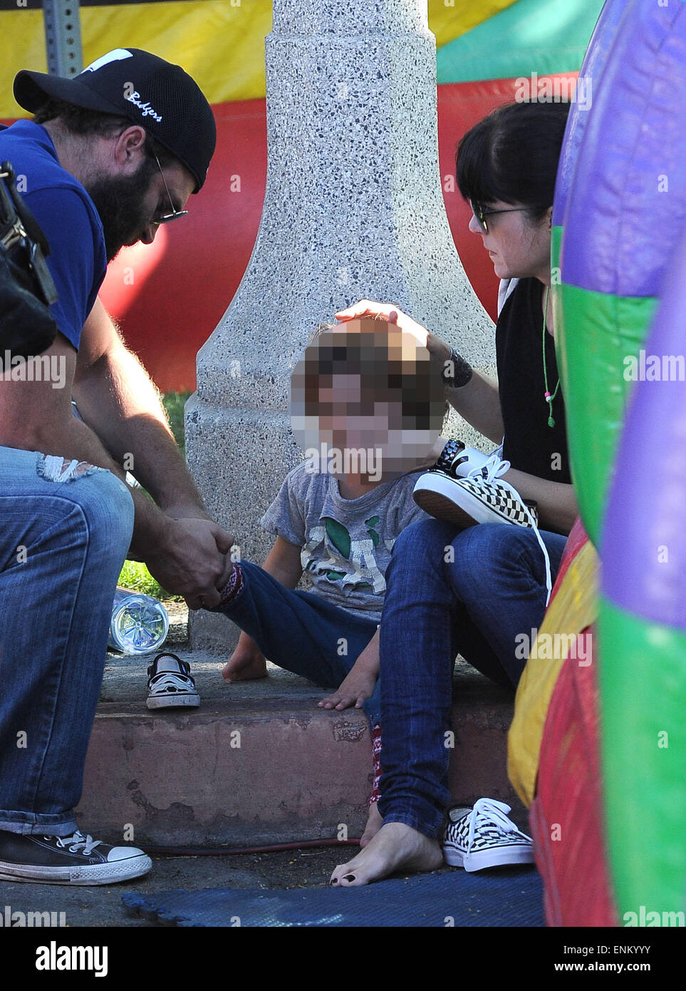 Selma Blair and Jason Bleick take their son, Arthur for a fun day out ...