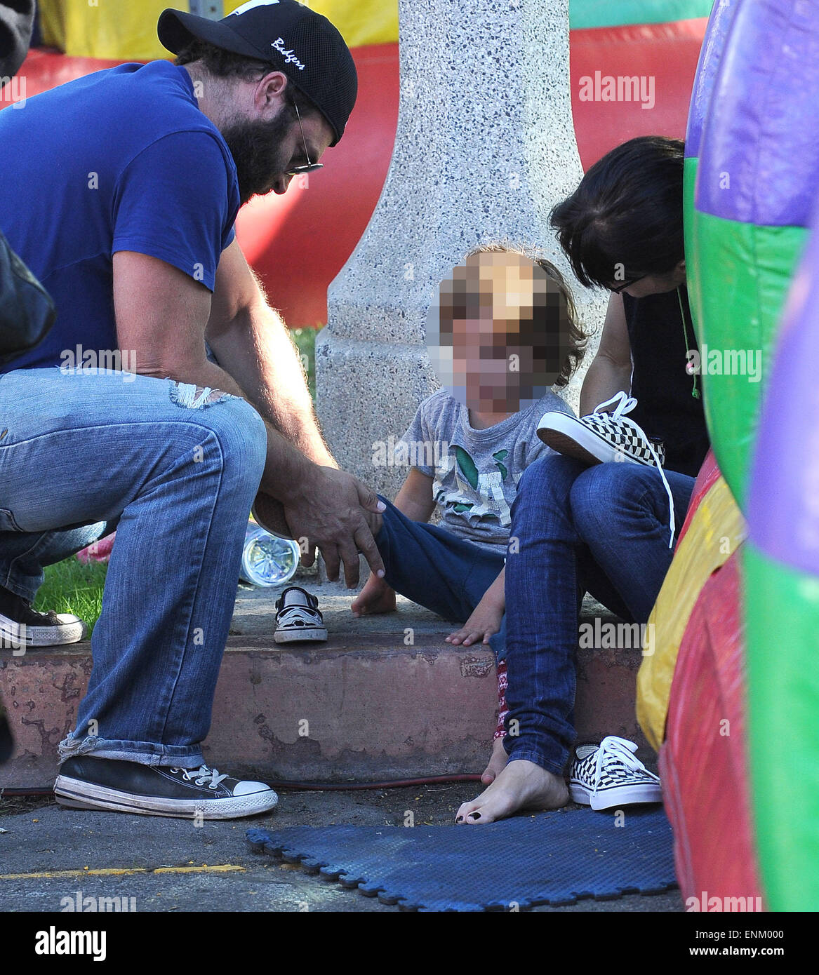 Selma Blair and Jason Bleick take their son, Arthur for a fun day out ...
