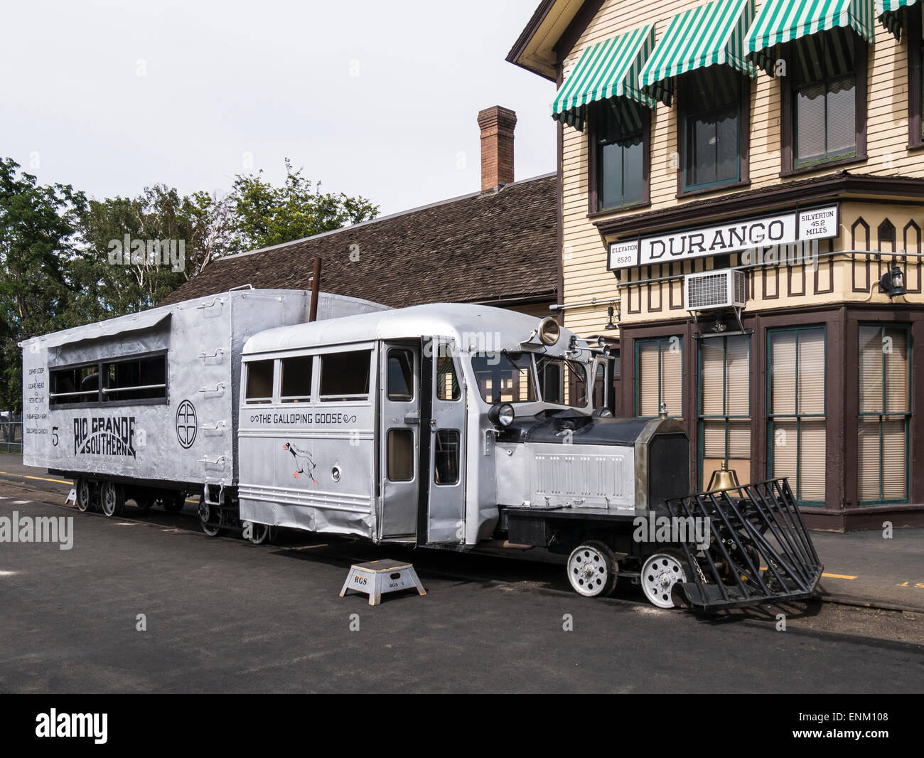 Galloping Goose #5, Durango and Silverton Narrow Gauge Railroad Depot ...