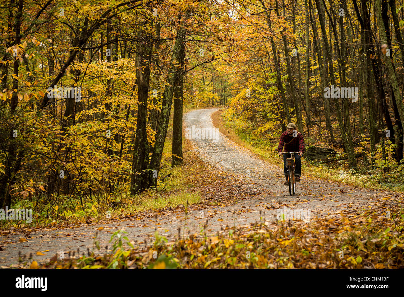 Back Roads Bicycle Touring Stock Photo - Alamy