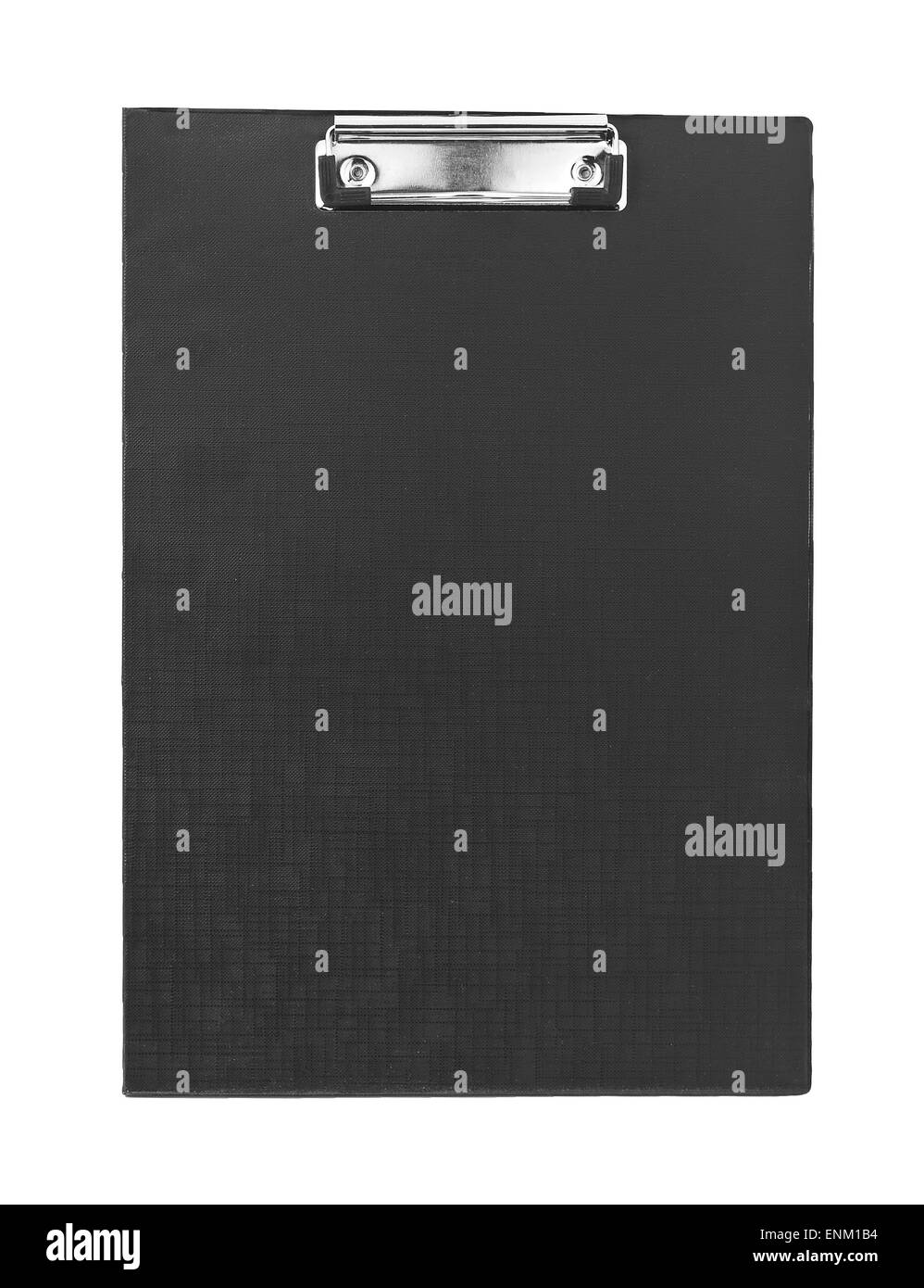 black clipboard on white background Stock Photo - Alamy