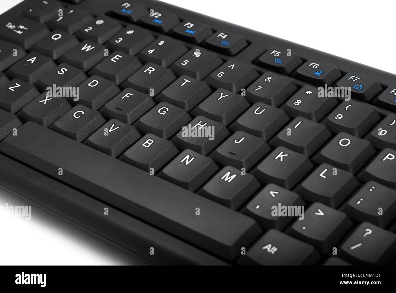 computer keyboard closeup on white Stock Photo - Alamy