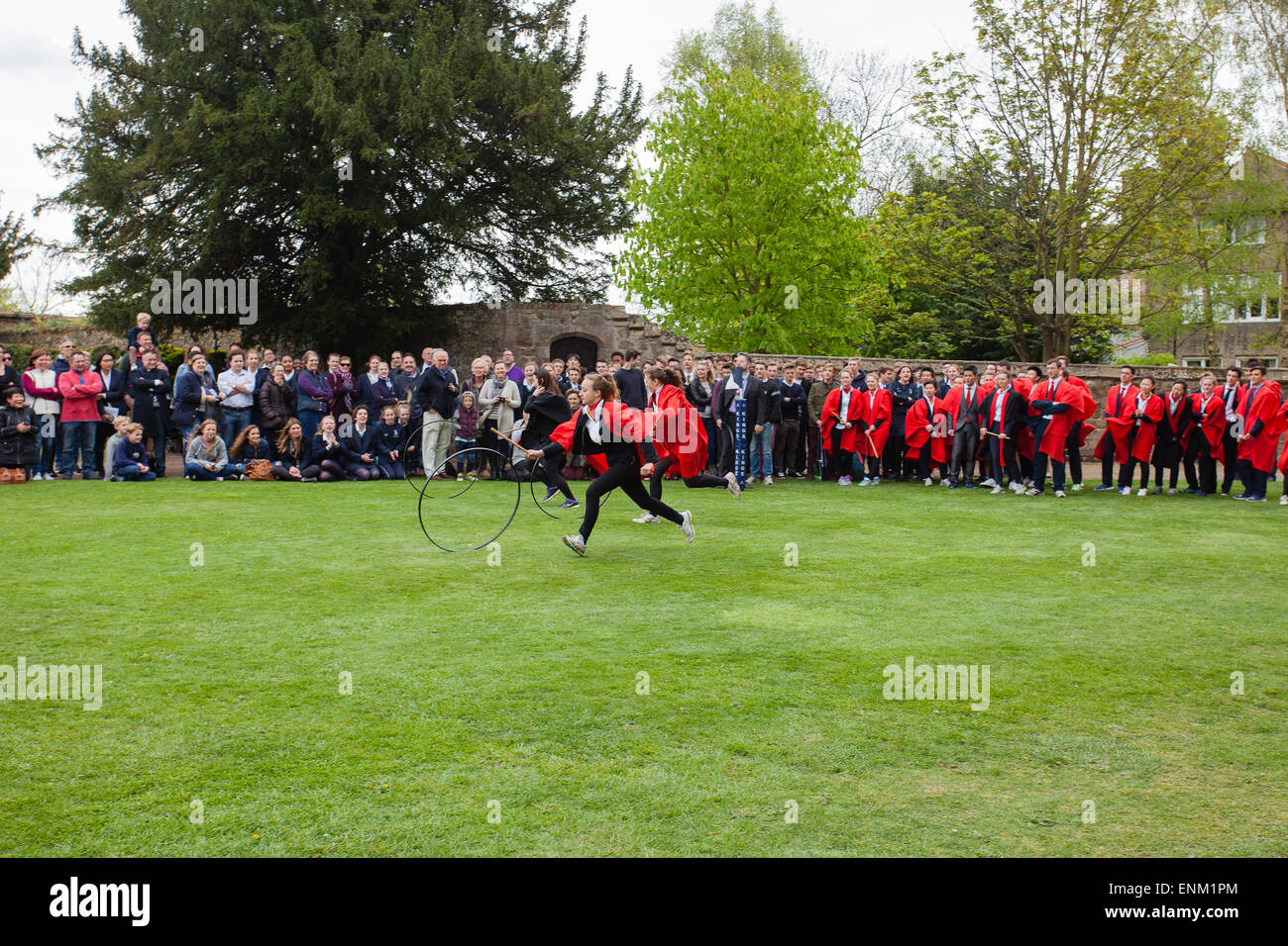 The Ely Hoop Trundle. A race between four Scholars of the King's School ...
