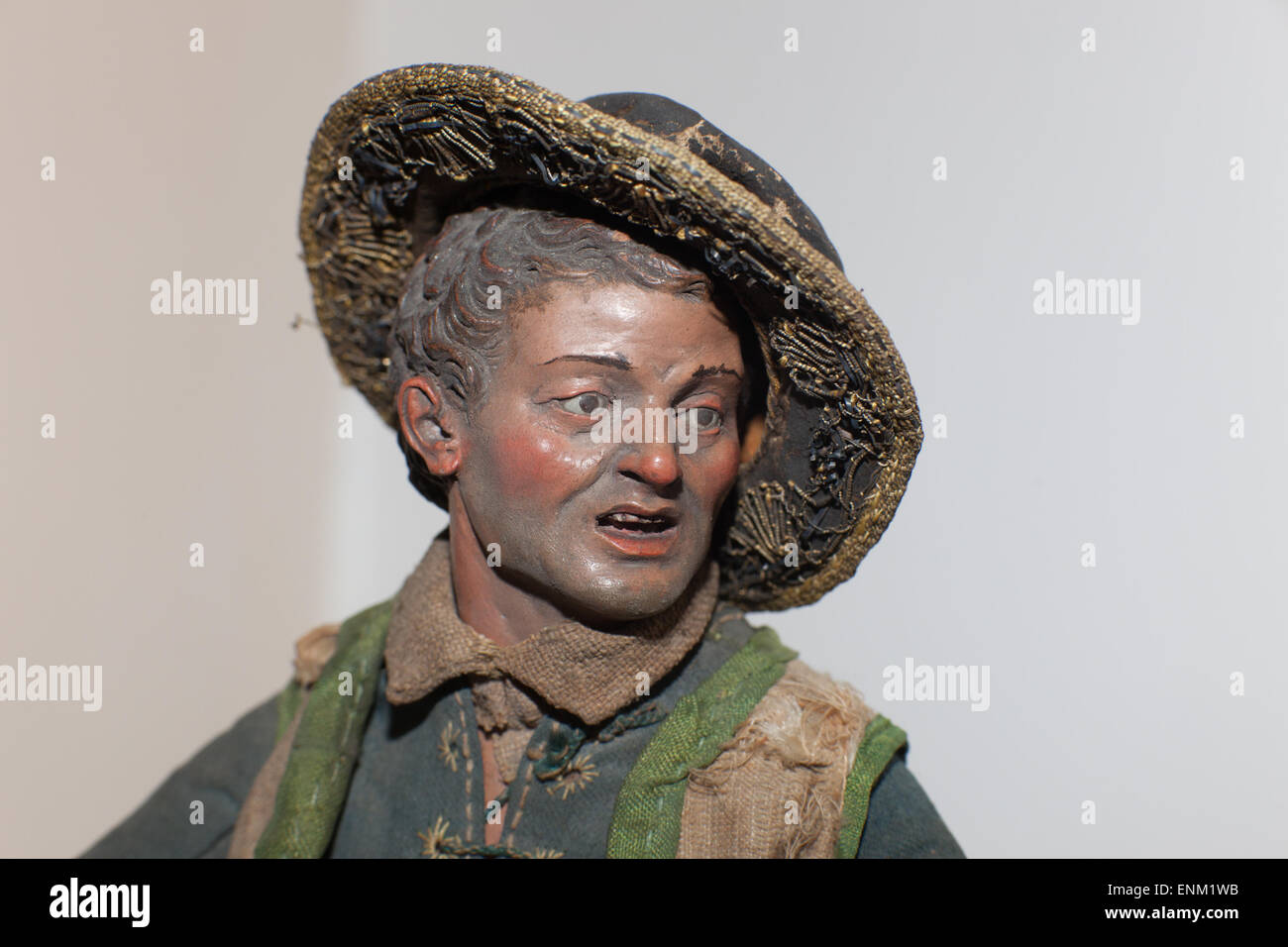 ceramics of antique neapolitan presepe Stock Photo - Alamy