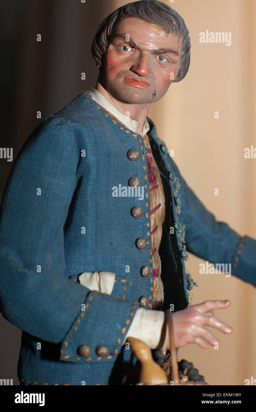 ceramics of antique neapolitan presepe Stock Photo - Alamy