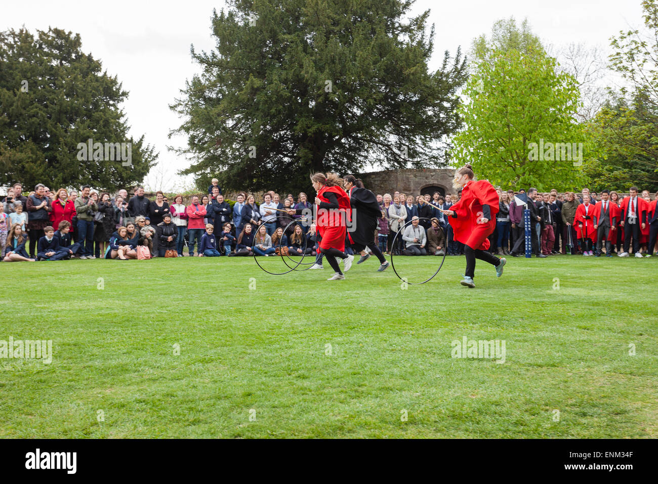 The Ely Hoop Trundle. A race between four Scholars of the King's School ...