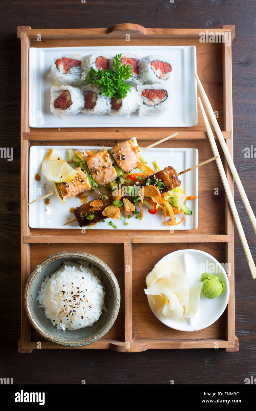 Japanese style bento lunch box hi-res stock photography and images - Alamy
