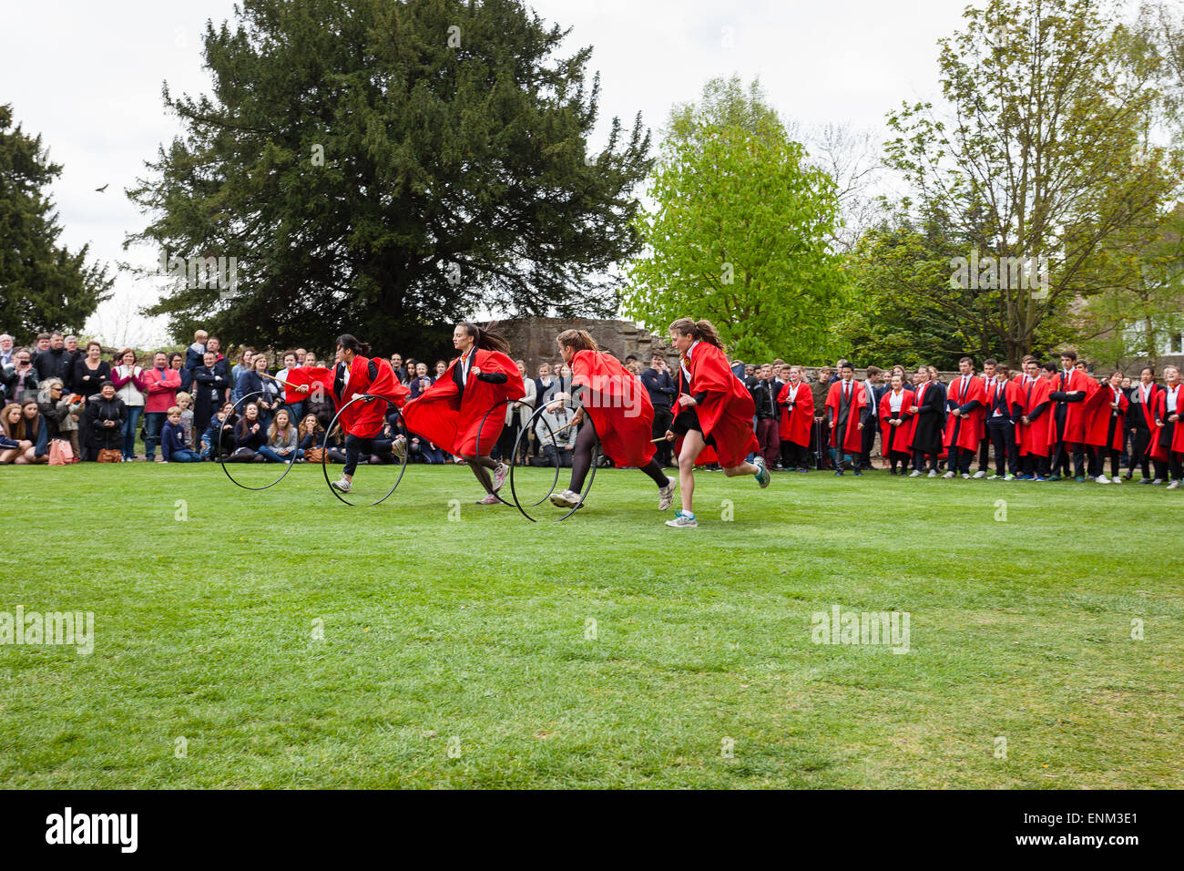 The Ely Hoop Trundle. A race between four Scholars of the King's School ...