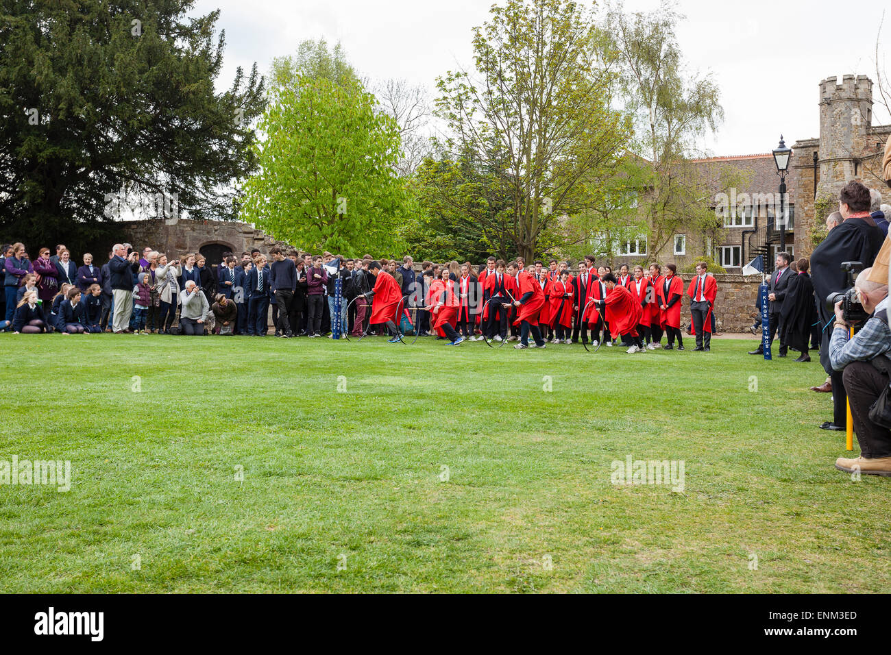 The Ely Hoop Trundle. A race between four Scholars of the King's School ...