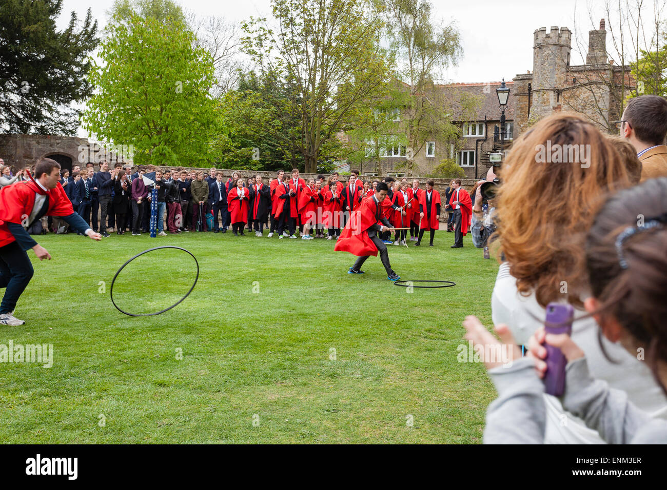The Ely Hoop Trundle. A race between four Scholars of the King's School ...