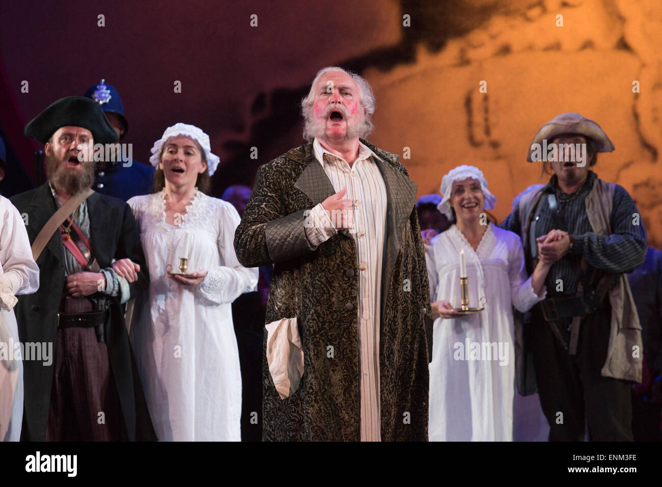 London, UK. 7 May 2015. Andrew Shore as Major-General Stanley. Dress ...