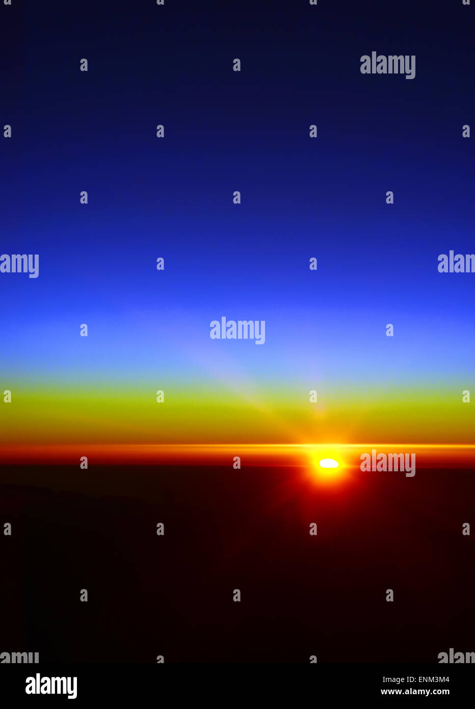 Air plane sunrise Stock Photo - Alamy