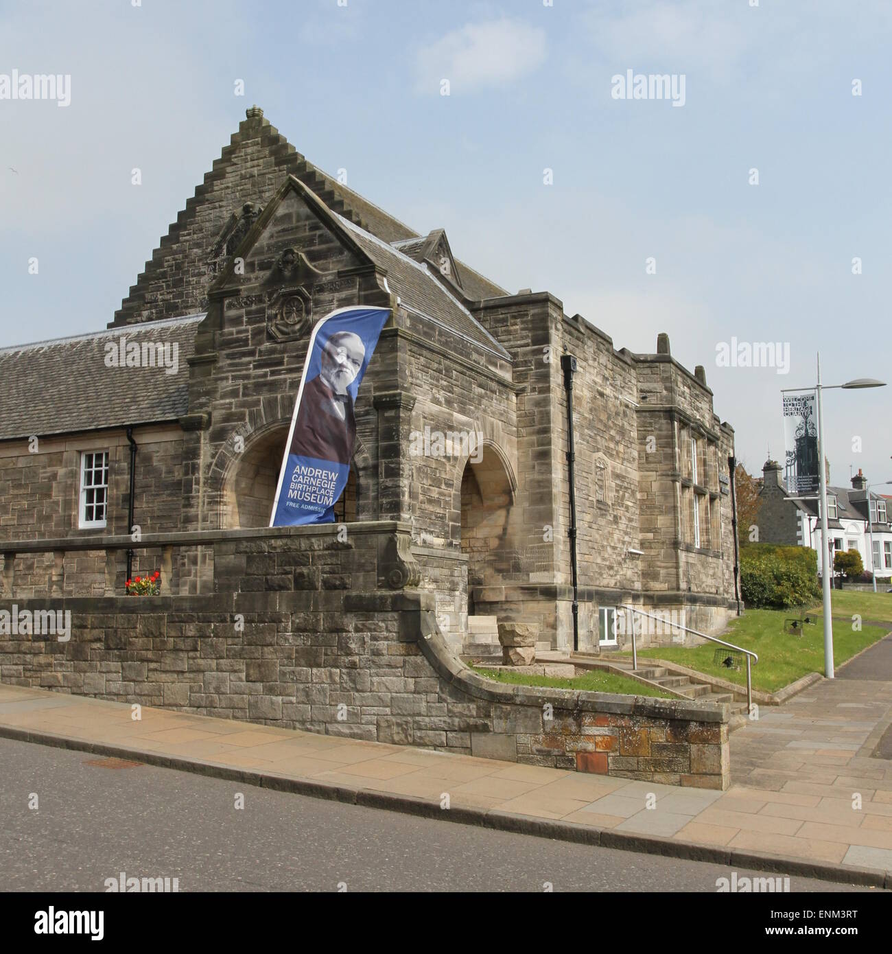 Andrew Carnegie birthplace Museum Dunfermline Fife Scotland April 2015 ...