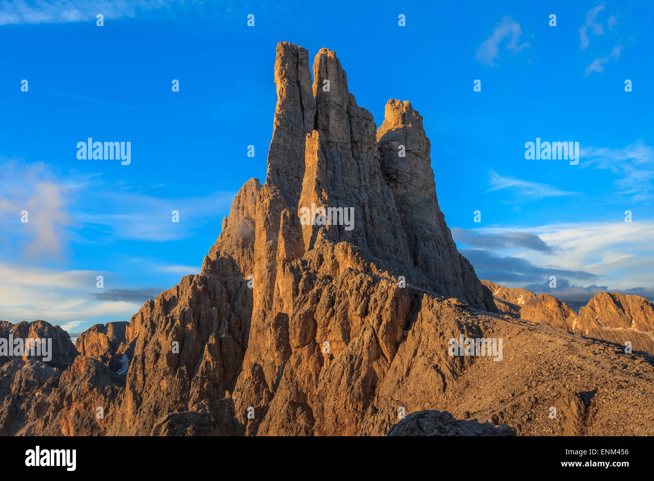 Dolomiti - the Vajolet towers Stock Photo - Alamy