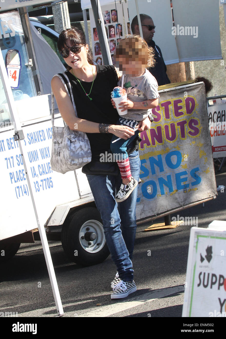 Selma Blair and Jason Bleick take their son, Arthur for a fun day out ...