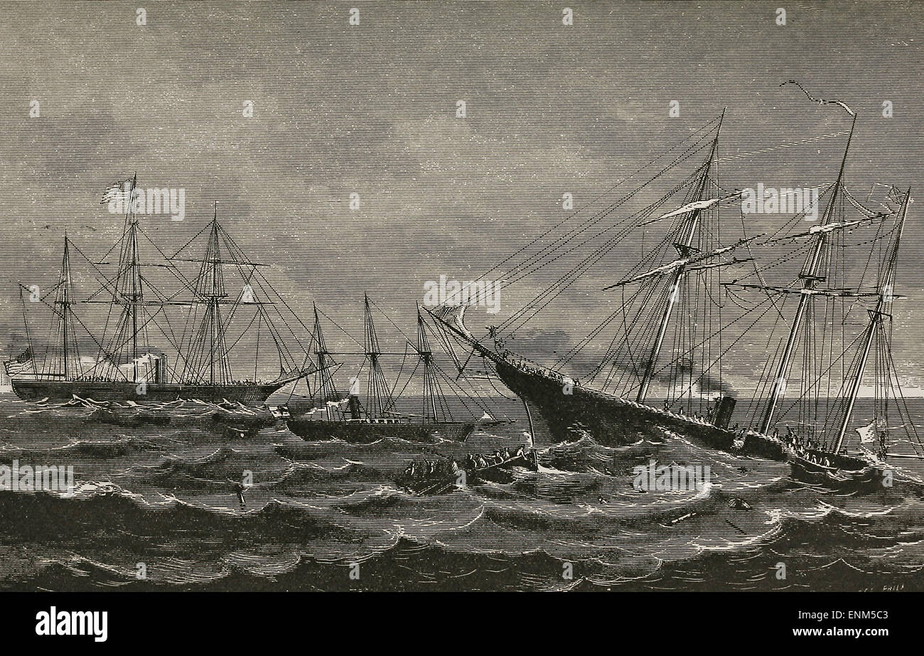 Kearsarge sinking alabama hi-res stock photography and images - Alamy