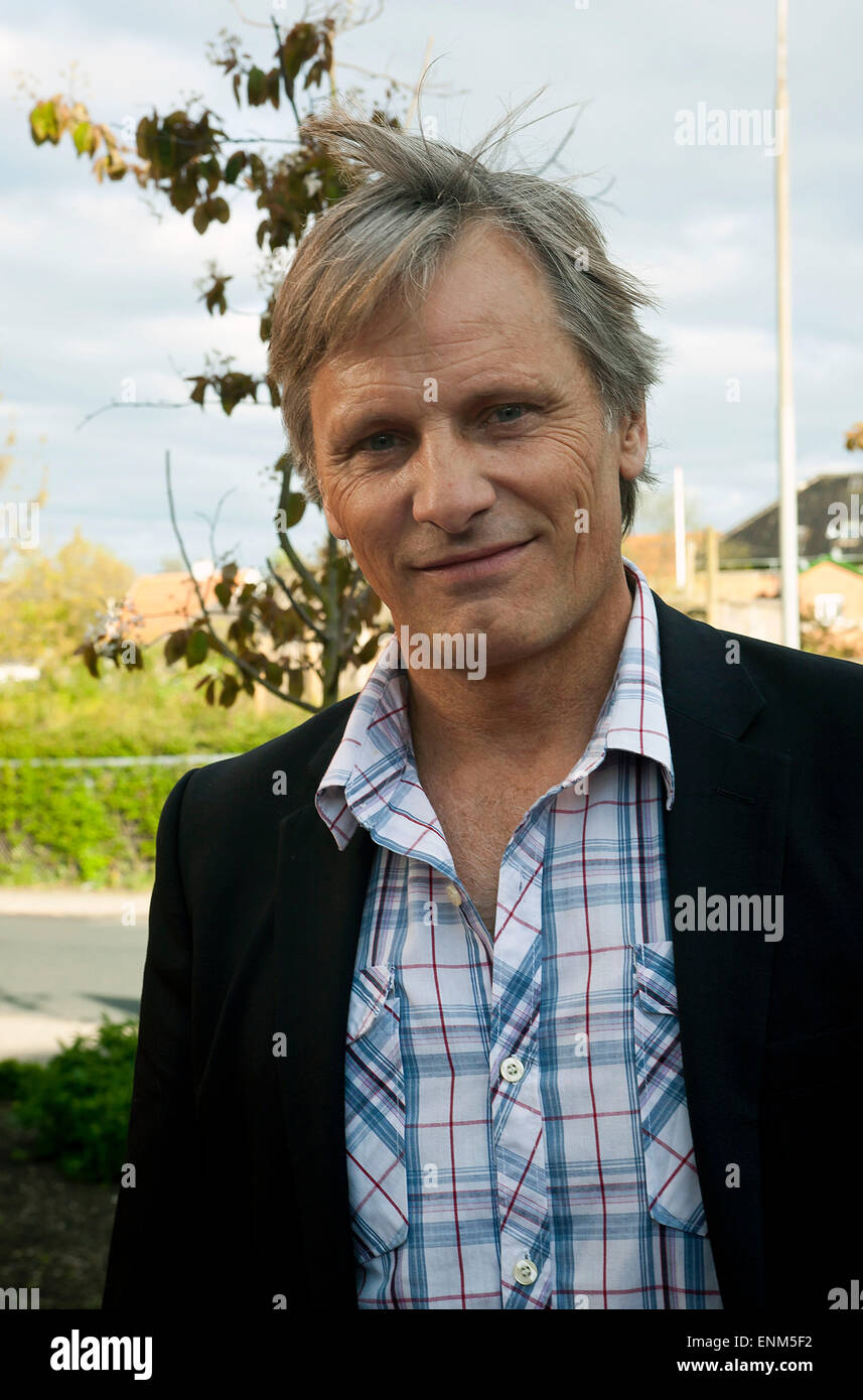 Korsor, Denmark. 07th May, 2015. Actor Viggo Mortensen pictured in ...