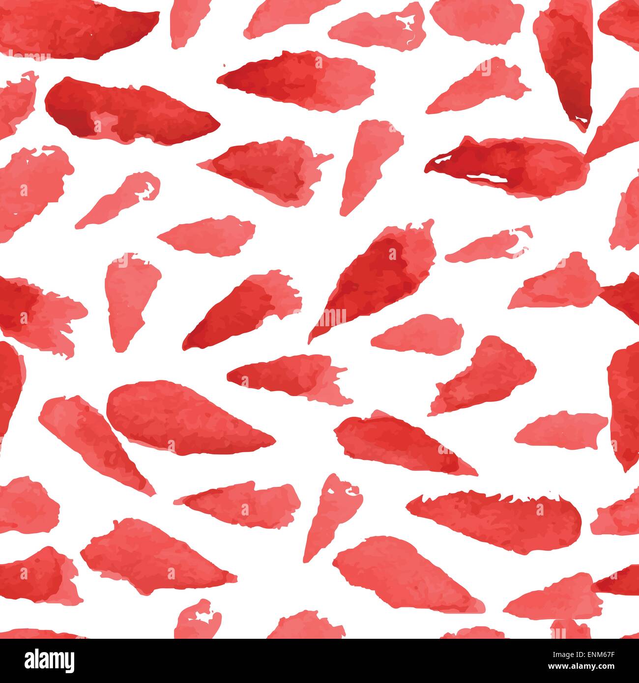 Red watercolor seamless pattern for background. Vector illustration ...