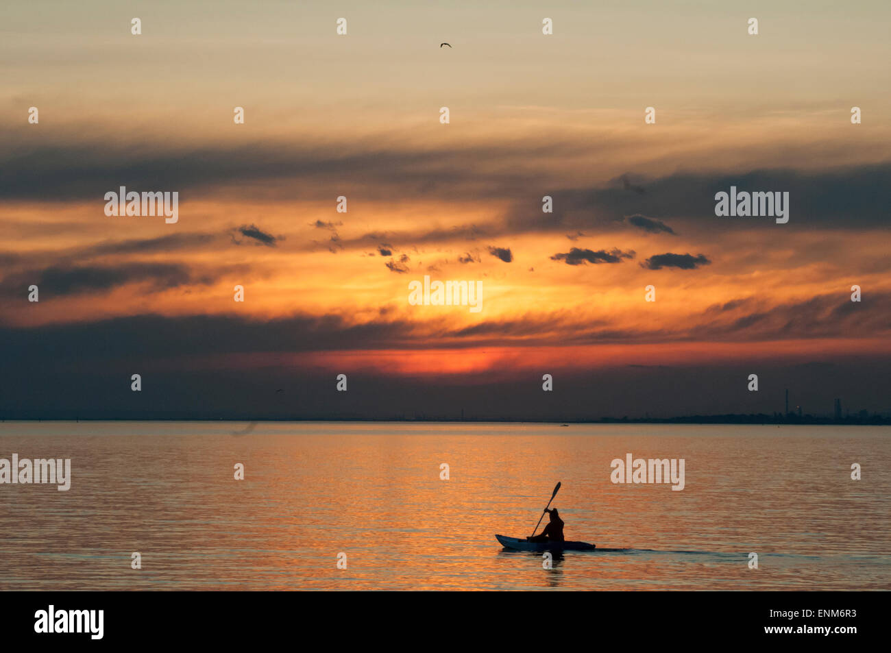 Melbourne sunset kayak hi-res stock photography and images - Alamy