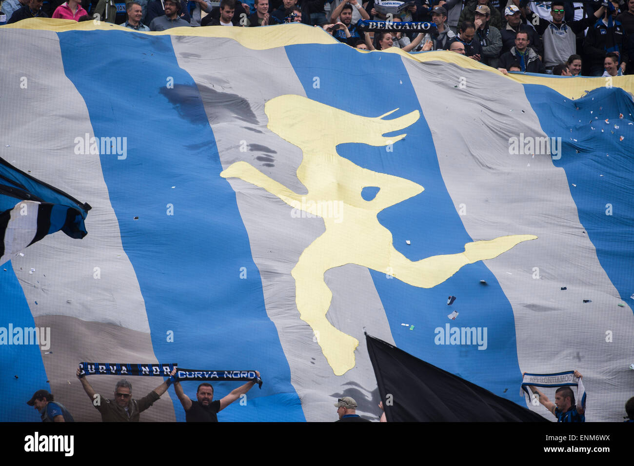 Bergamo, Italy. 3rd May, 2015. Atalanta fans Football/Soccer : Italian ...