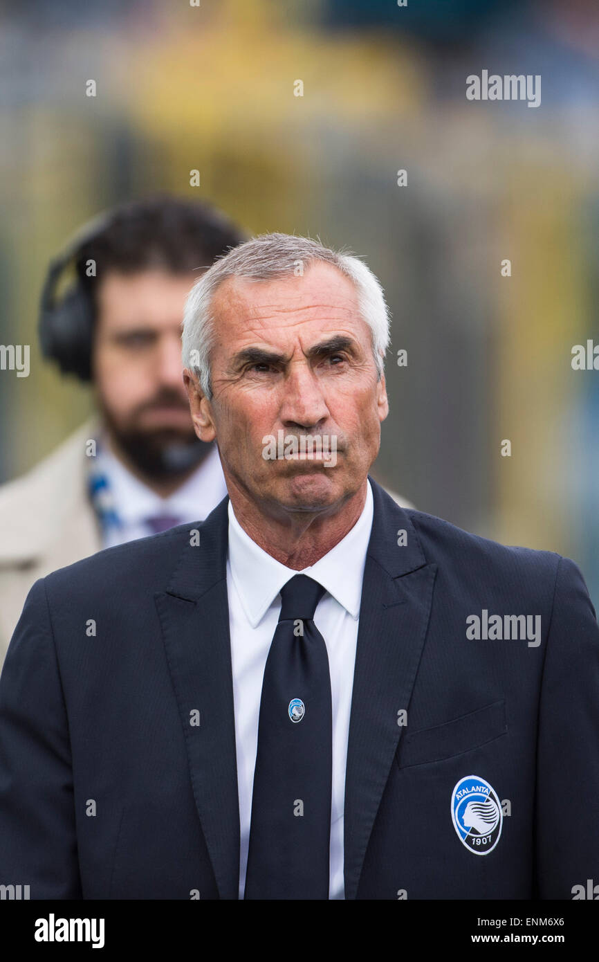Bergamo, Italy. 3rd May, 2015. Edoardo Reja (Atalanta) Football/Soccer ...
