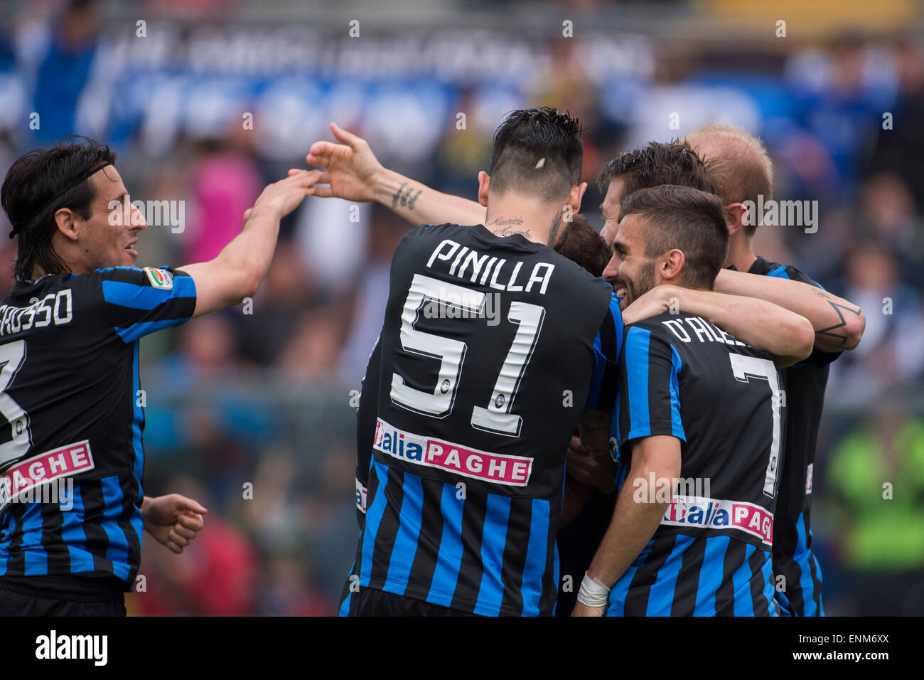 Bergamo, Italy. 3rd May, 2015. Atalanta team group Football/Soccer ...