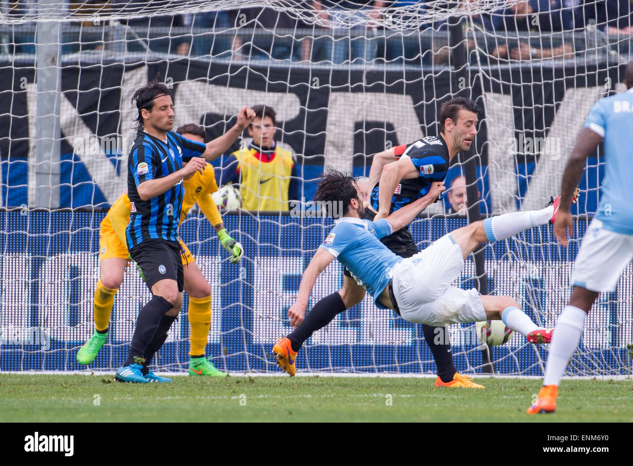 Bergamo, Italy. 3rd May, 2015. Marco Parolo (Lazio) Football/Soccer ...