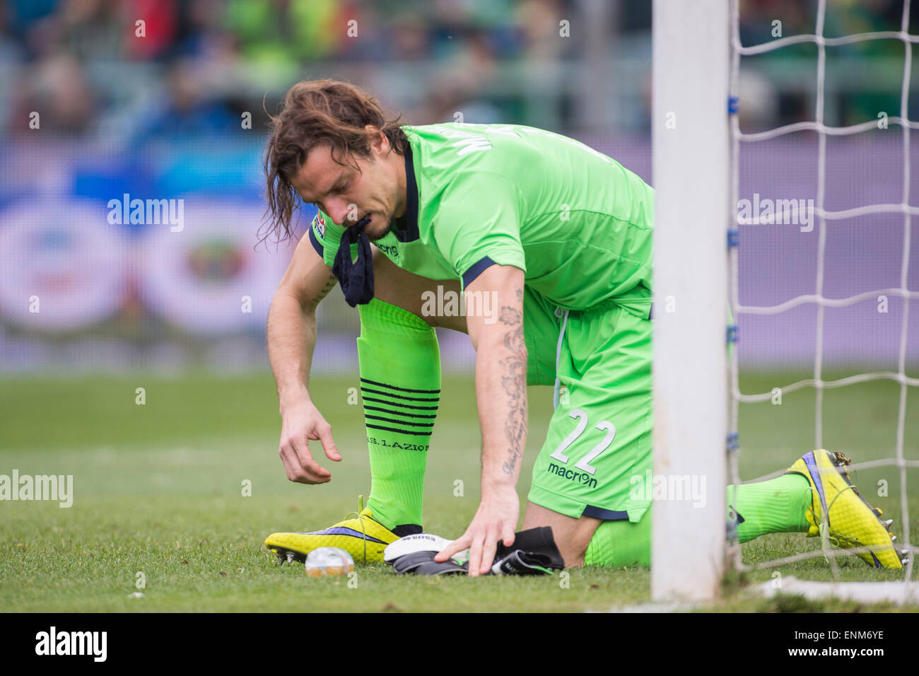 Bergamo, Italy. 3rd May, 2015. Federico Marchetti (Lazio) Football ...