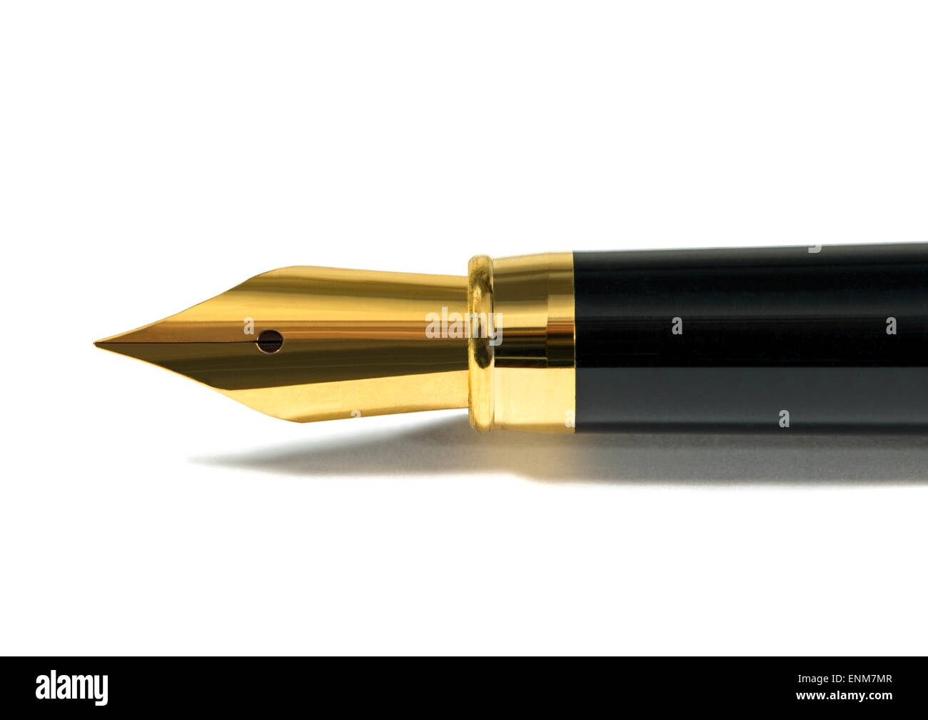 Golden fountain pen hi-res stock photography and images - Alamy