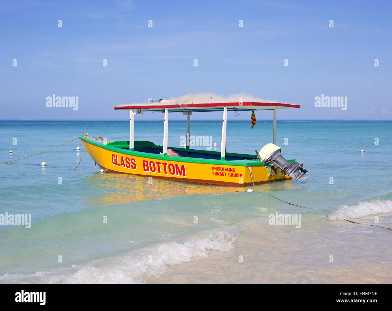 Glass Bottom Boat Caribbean High Resolution Stock Photography and ...