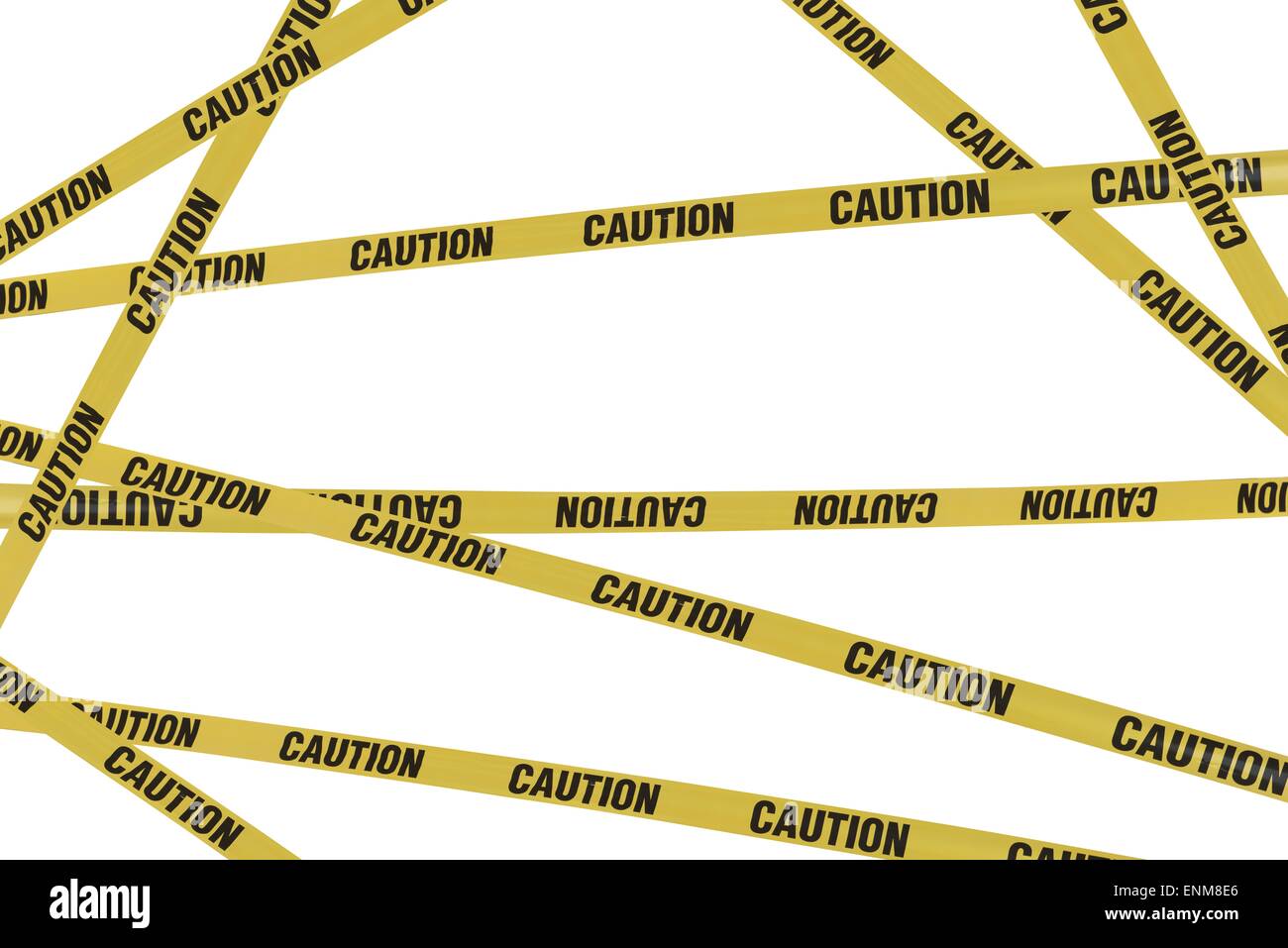 Strips of caution Stock Photo - Alamy