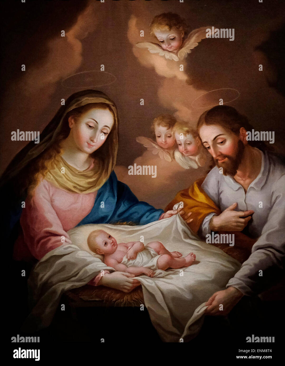 Nativity painting hi-res stock photography and images - Alamy
