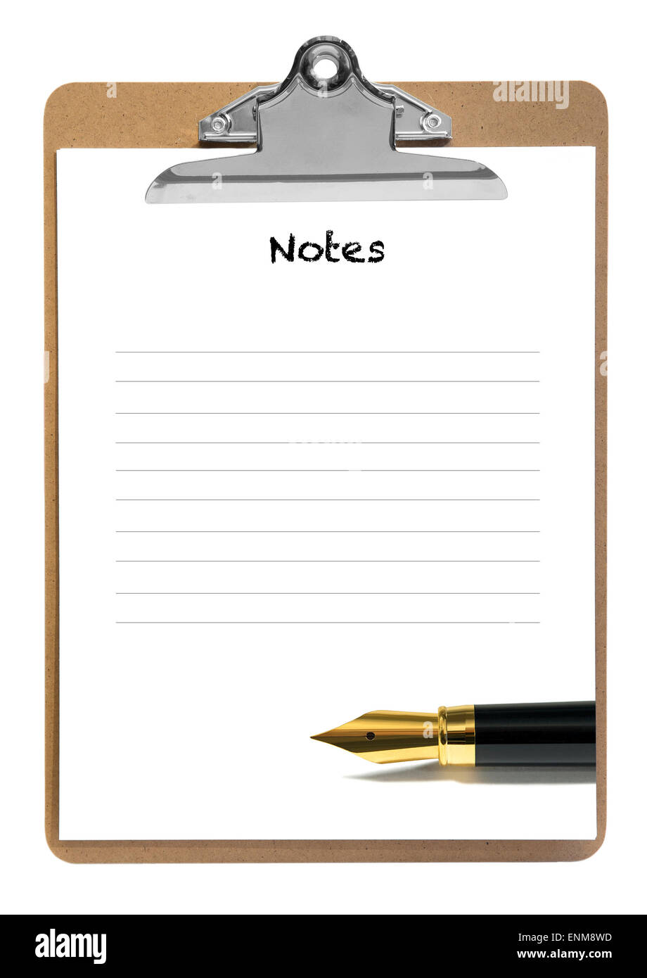 Note form hi-res stock photography and images - Alamy