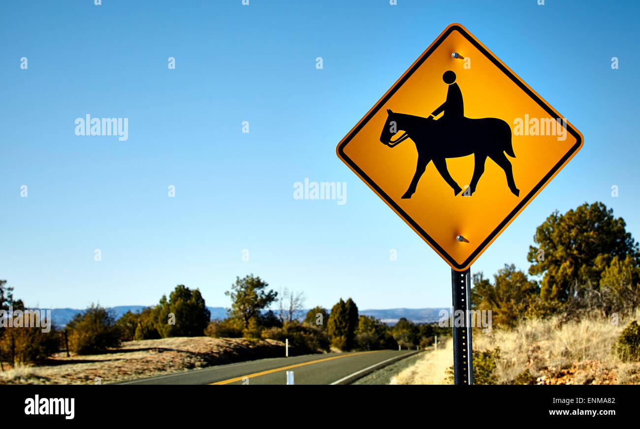 Horseback rider crossing hi-res stock photography and images - Alamy