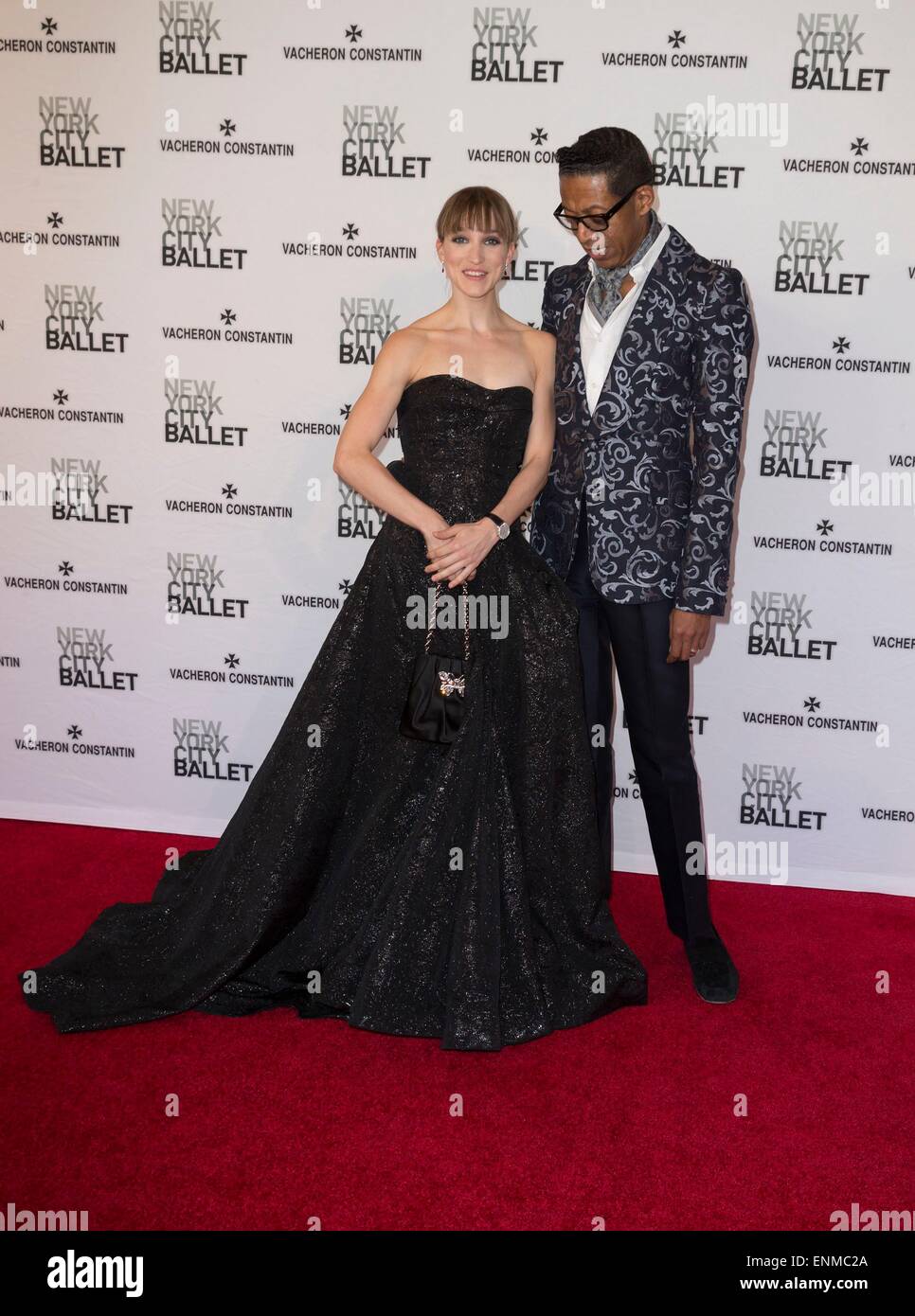 New York, USA. 7th May, 2015. Ashley Bouder, B Michael at arrivals for ...