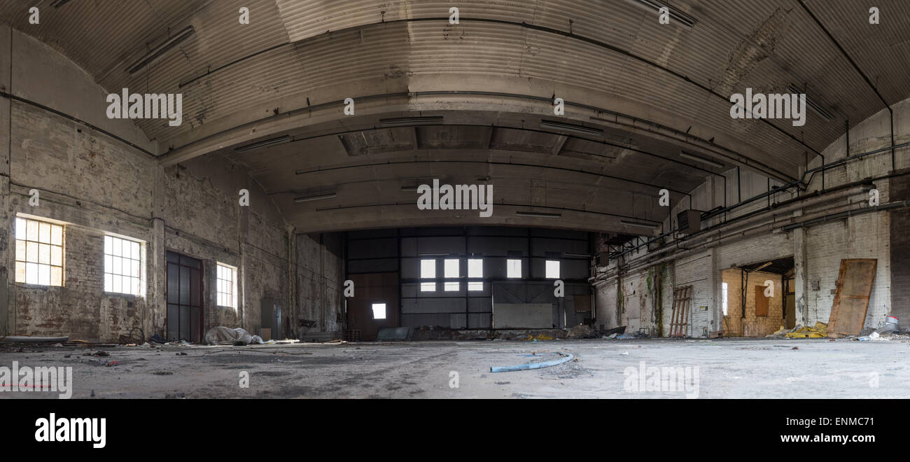 Inside Old Derelict Warehouse High Resolution Stock Photography and ...