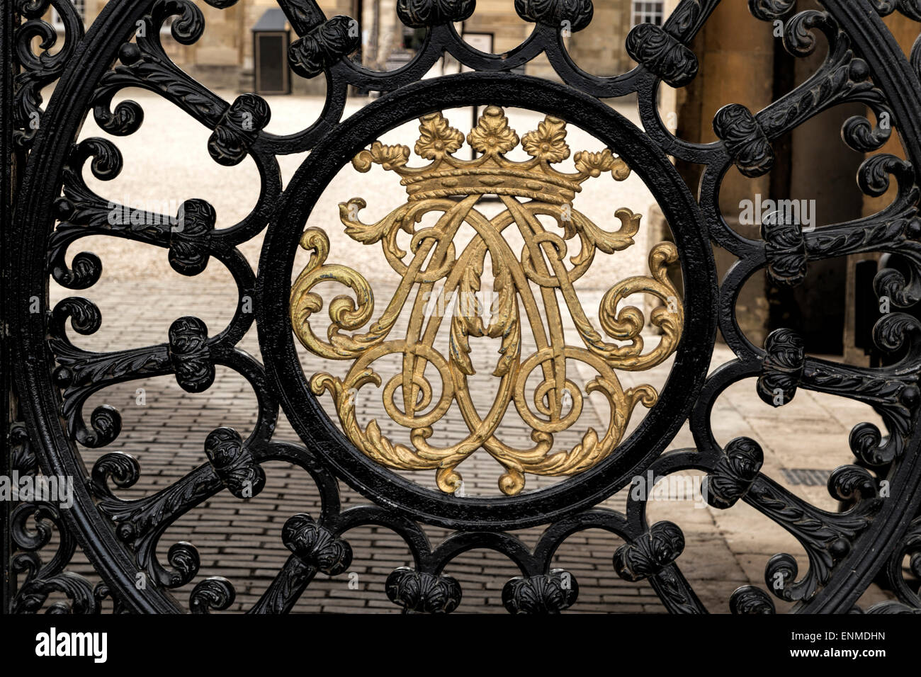 Impressive wrought iron gates hi-res stock photography and images - Alamy