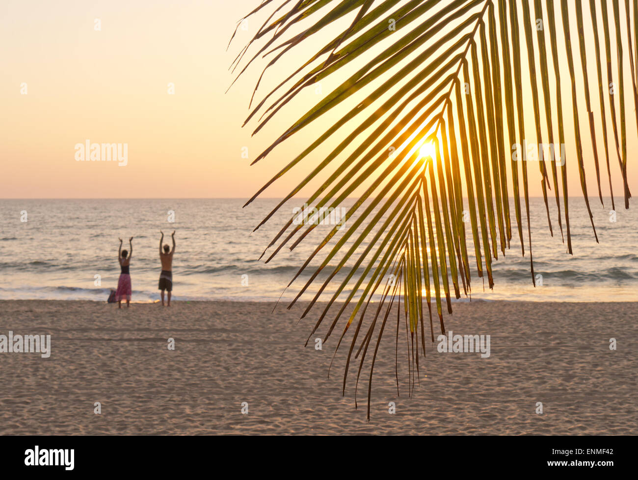 Agonda beach in Goa South India Stock Photo - Alamy