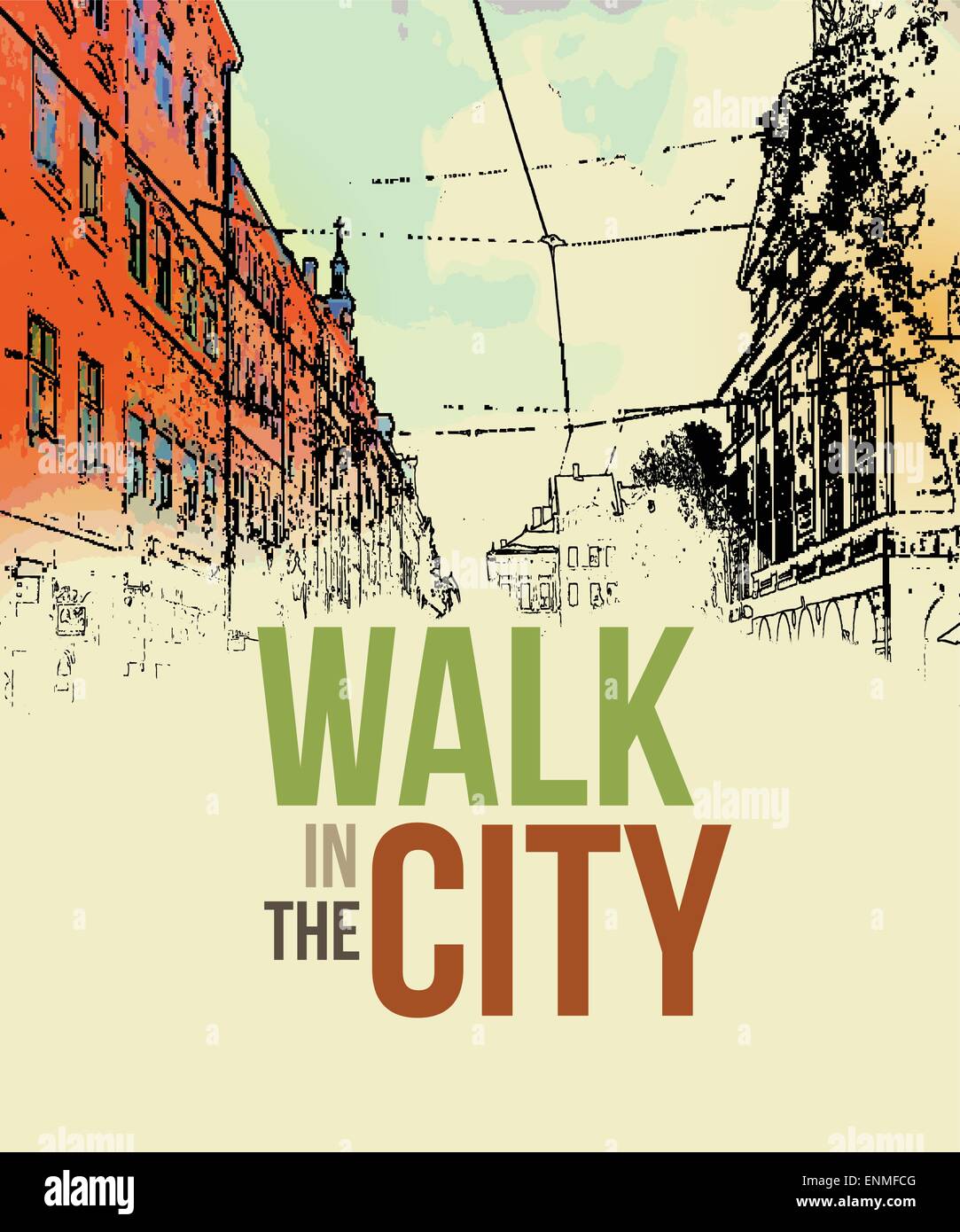 Architecture lifestyles Stock Vector Images - Alamy