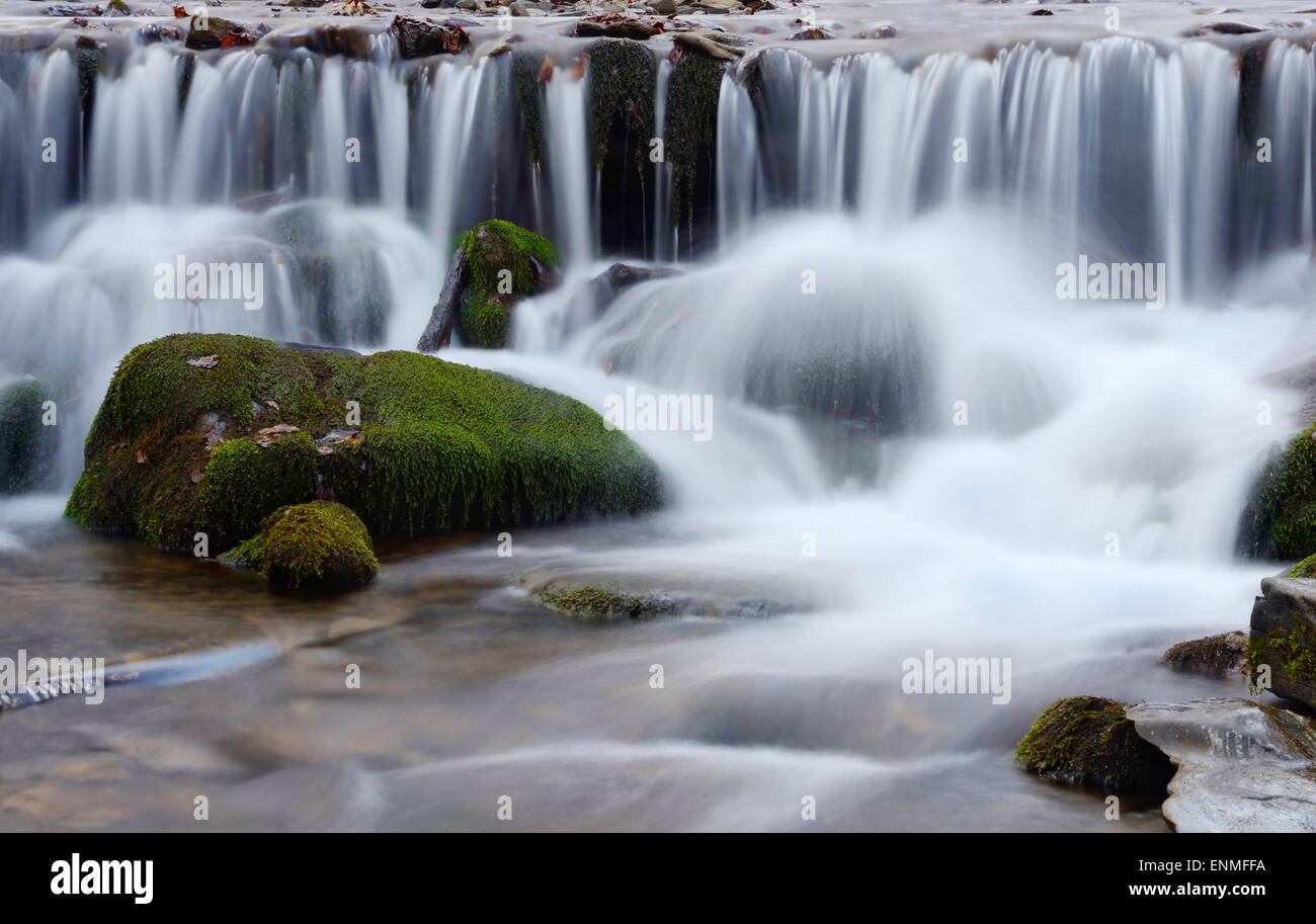 Water waterfall water fall ukraine nature winter hi-res stock ...