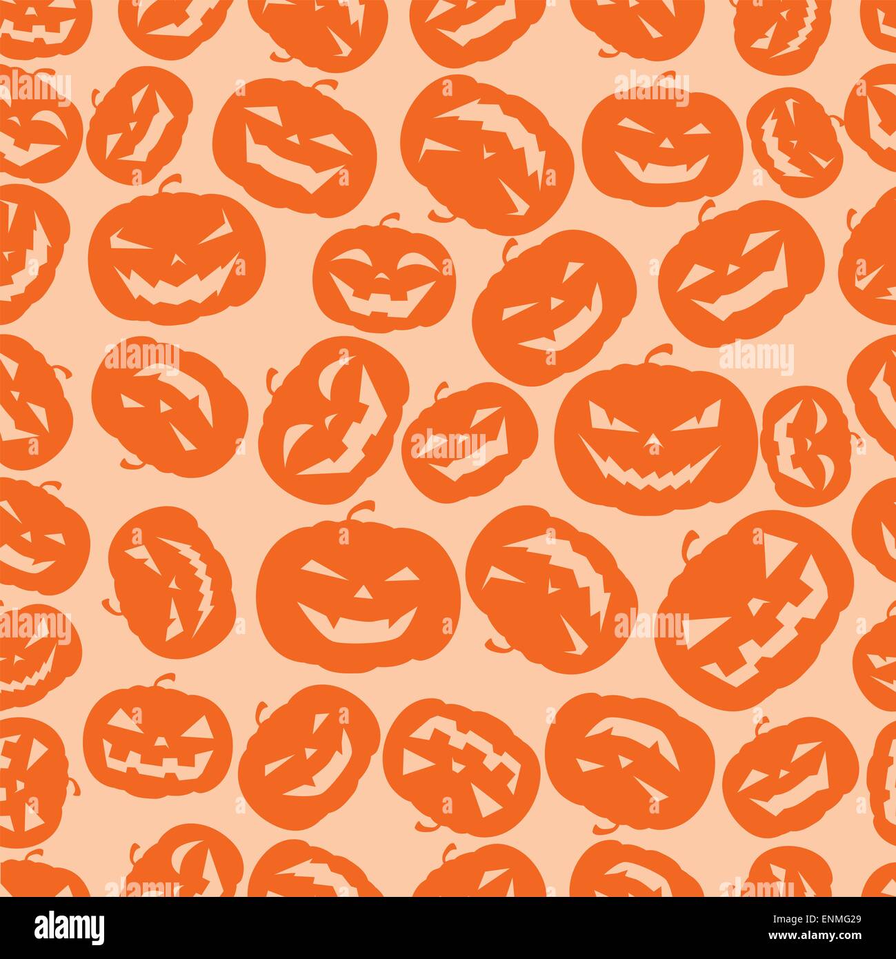 Seamless texture halloween pumpkins Stock Vector Images - Alamy