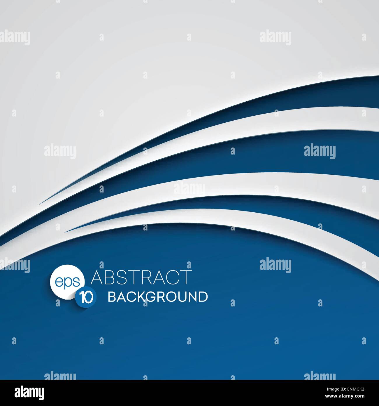 Abstract blue wave background. Vector illustration EPS 10 Stock Vector ...