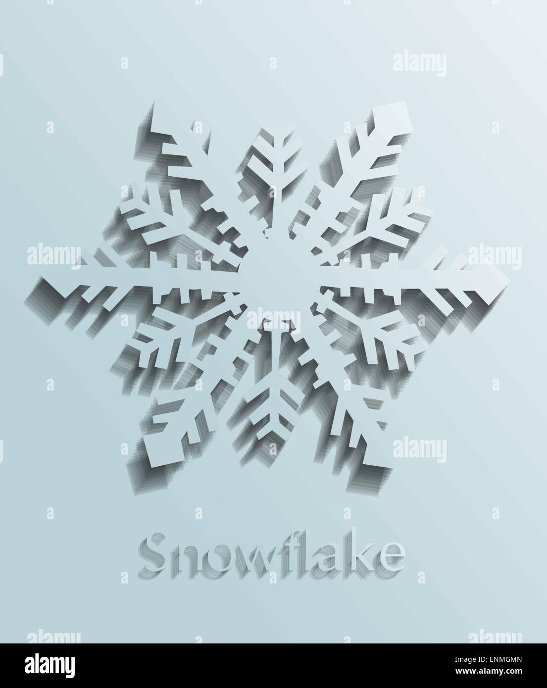 Vector snowflake hi-res stock photography and images - Alamy