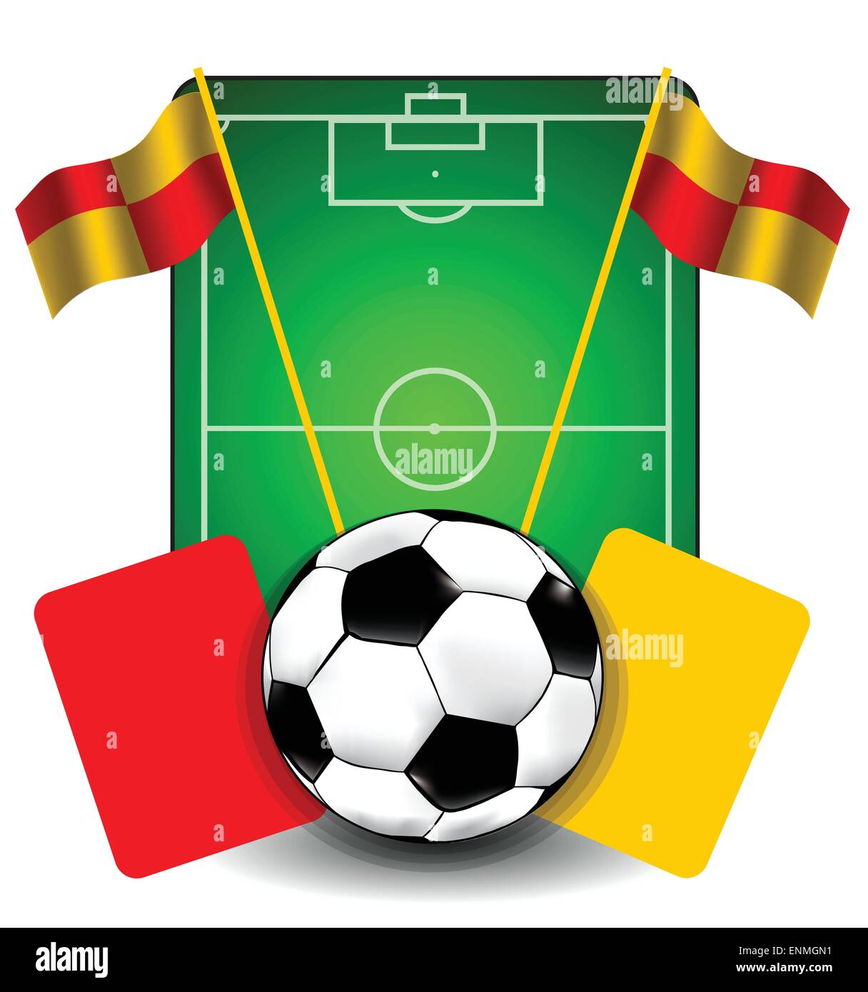 Soccer sport poster Cut Out Stock Images & Pictures - Alamy