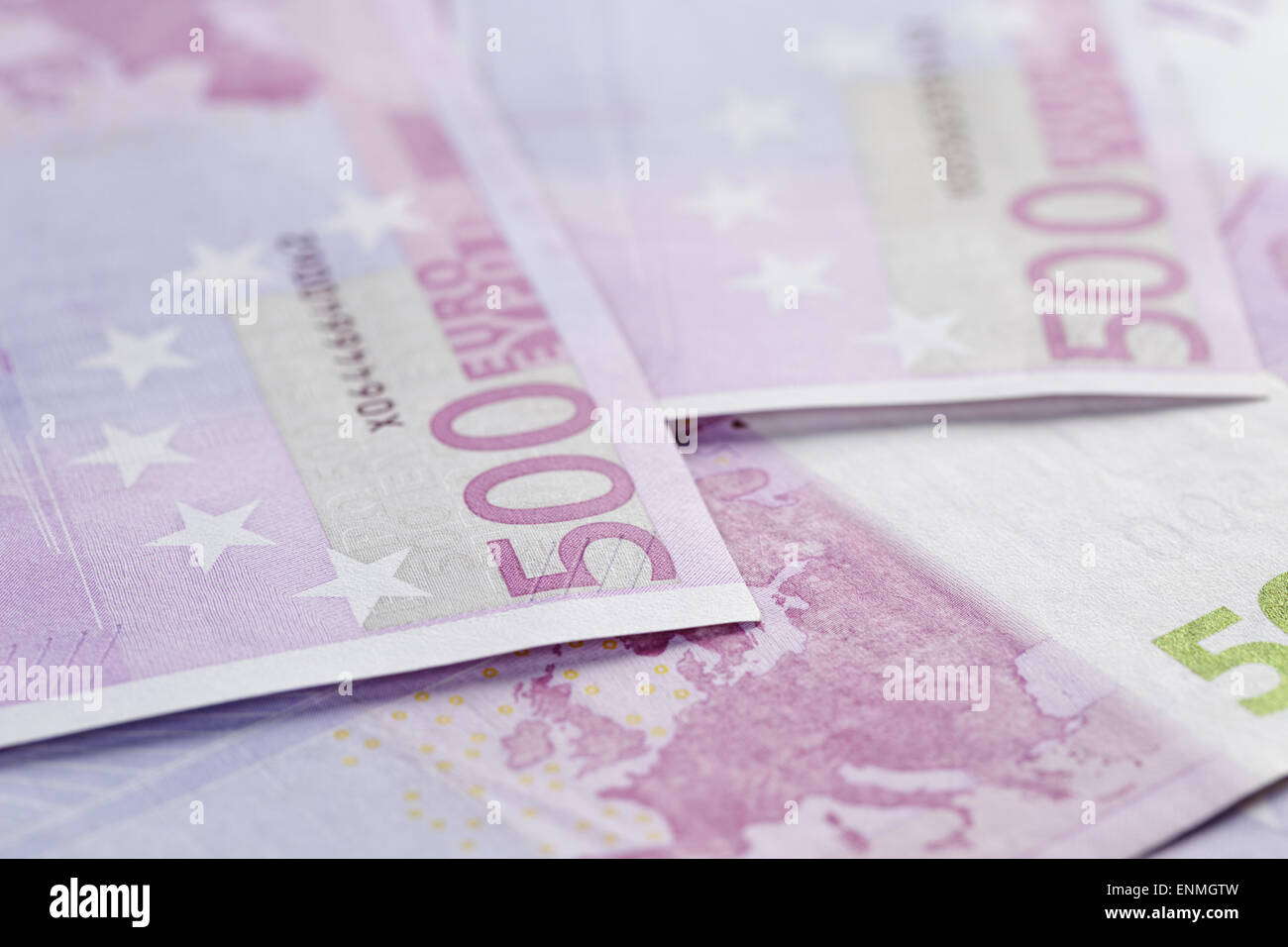 500 euro notes background closeup photo Stock Photo - Alamy