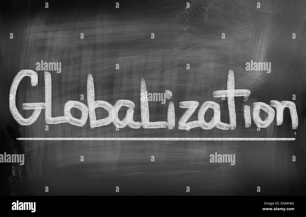 Global networking concept world Black and White Stock Photos & Images ...