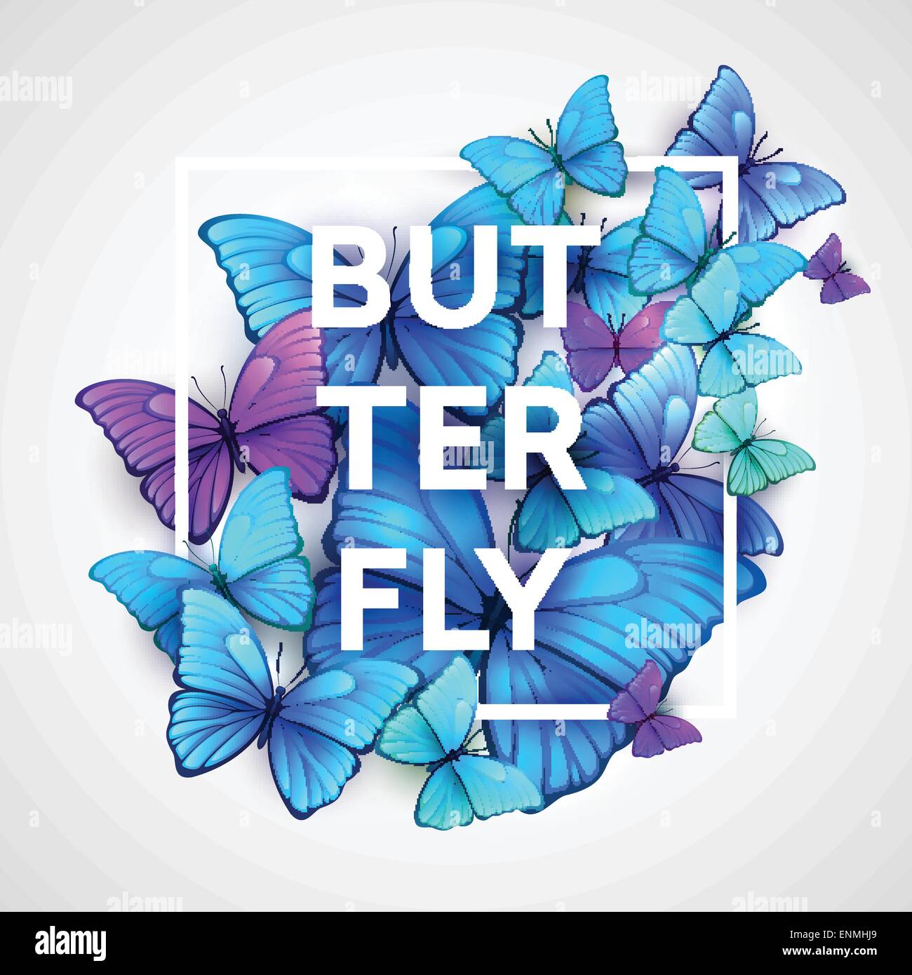 Beautiful butterflies Stock Vector Images - Alamy