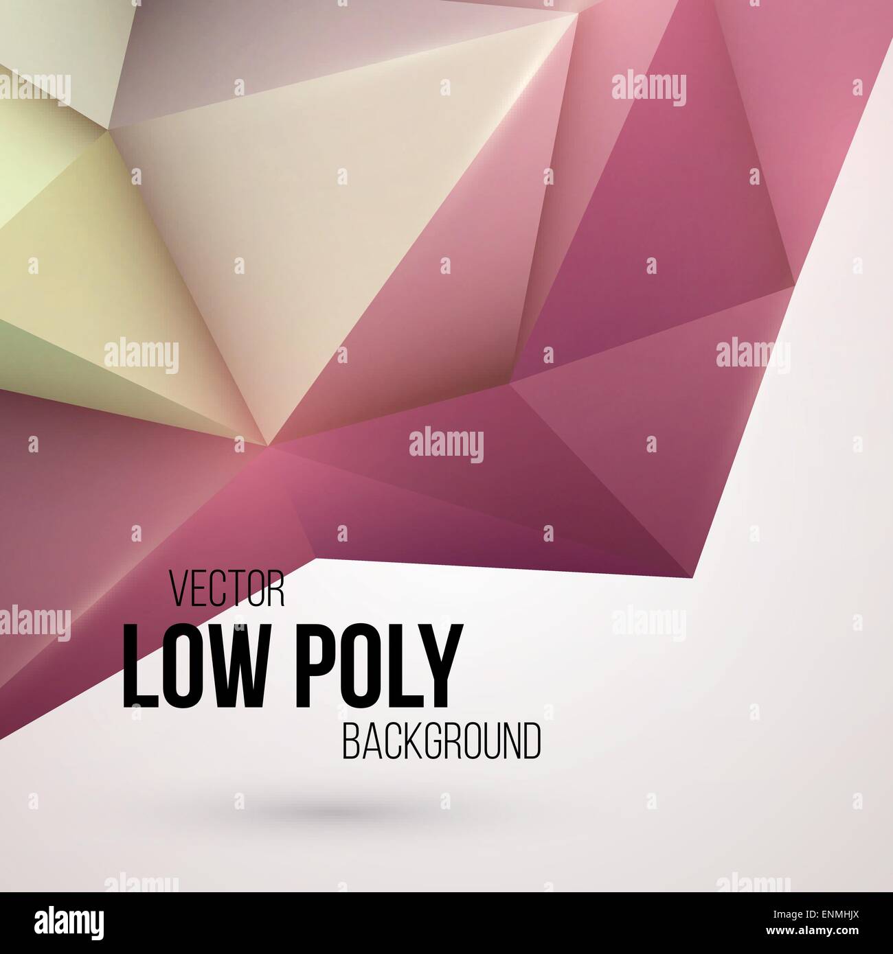 Low poly triangular background. Design element. Vector illustration EPS ...